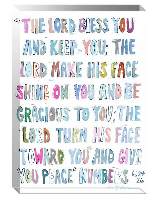 Numbers Verse Canvas 24X18 – Pretties & Grace