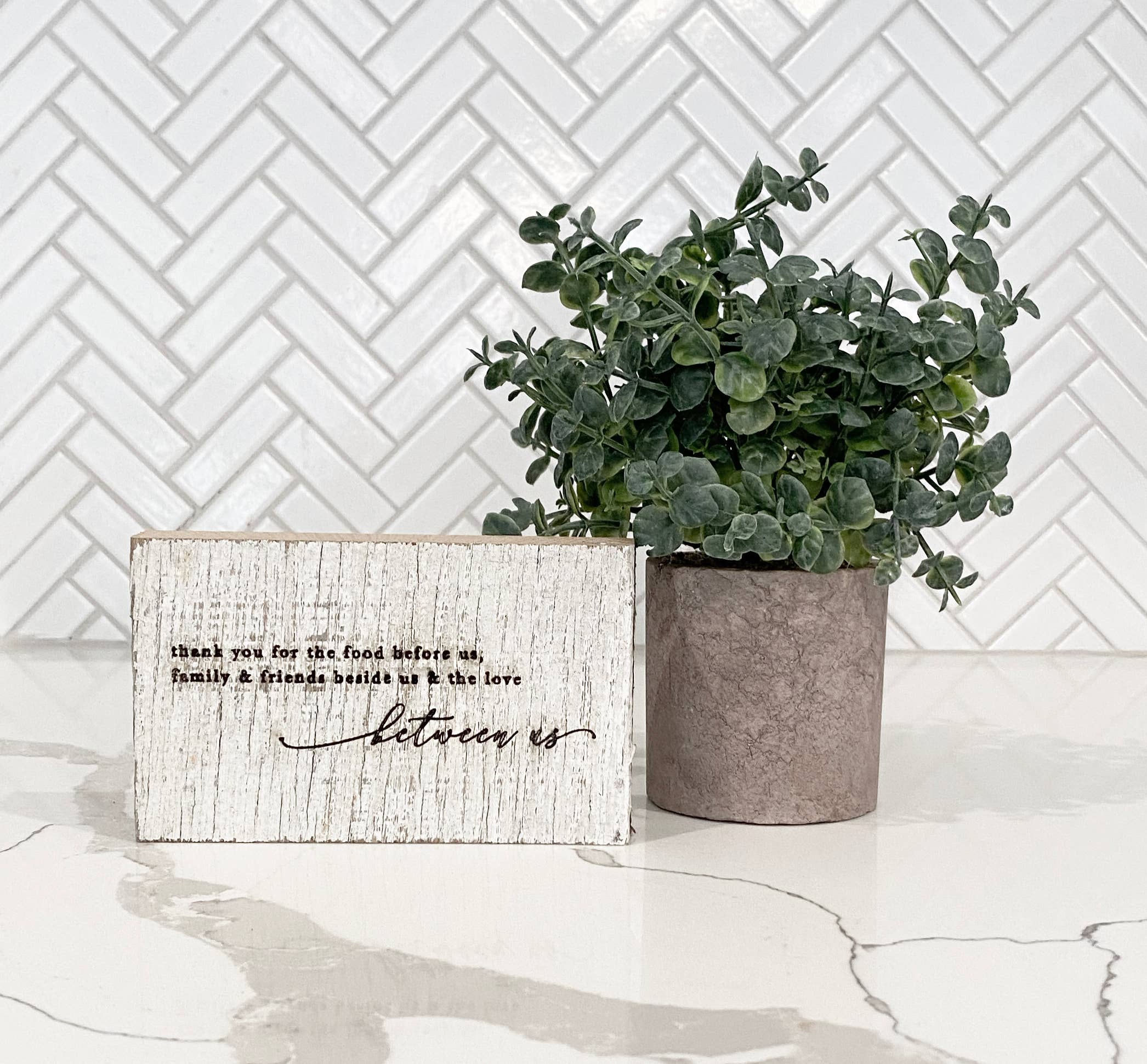 Chippy White Branded Blocks - Thank You For – Pretties & Grace